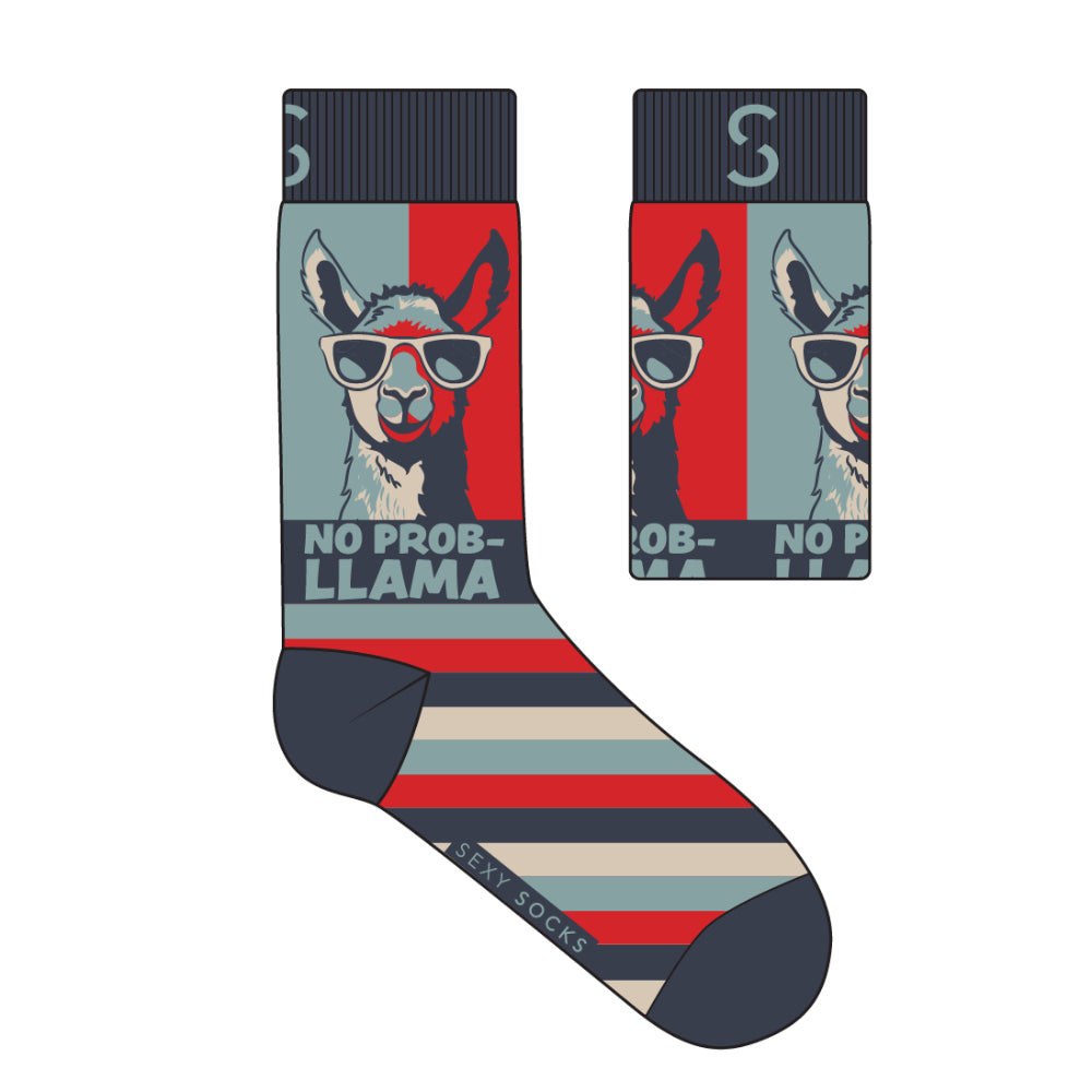 Sexy Socks LLC No Prob-llama Socks – Smyth Jewelers