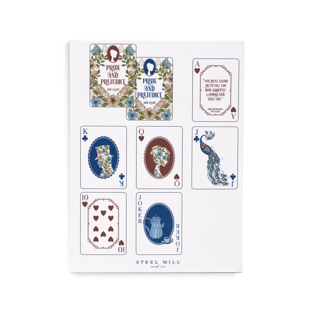Steel Mill & Co Playing Cards, Pride and Prejudice – Smyth Jewelers