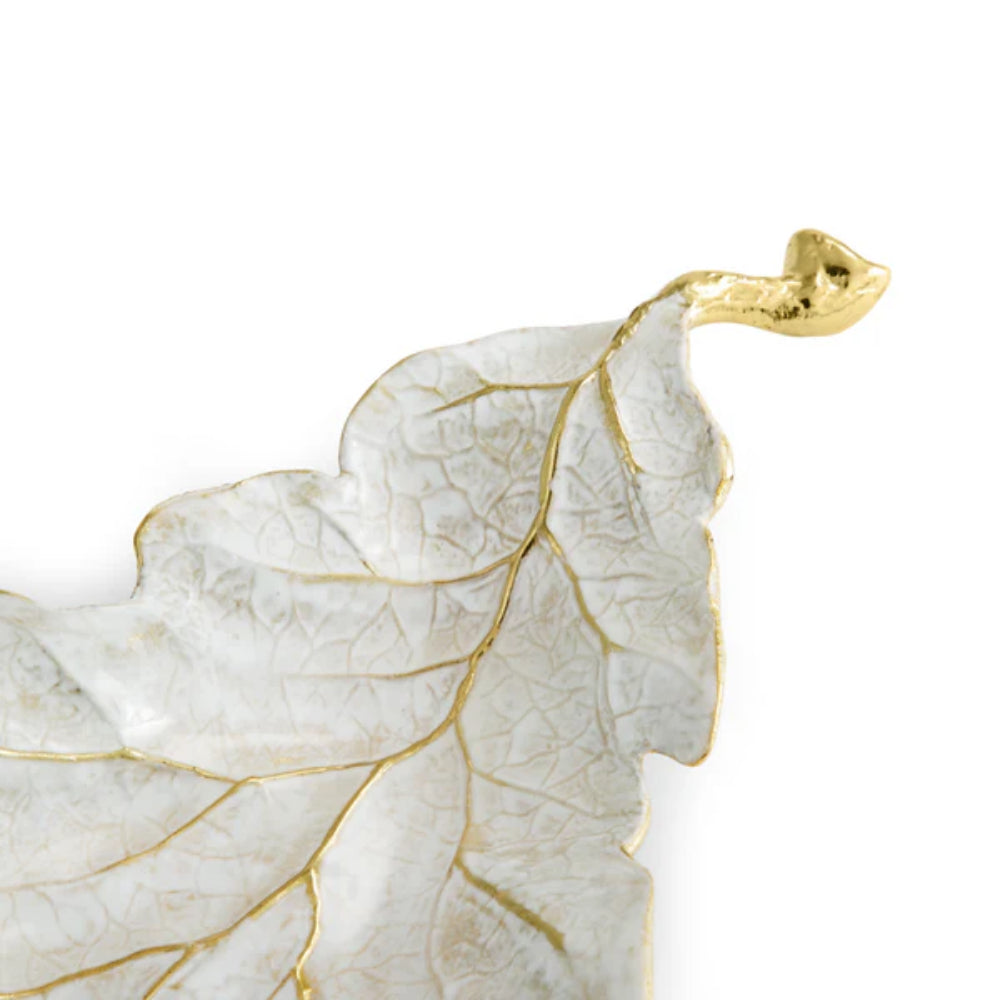 Michael Aram Winter Leaves Red Oak Dish – Smyth Jewelers