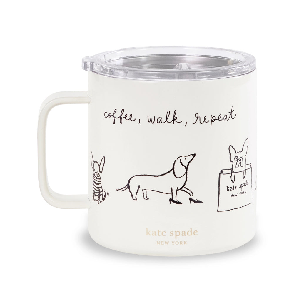 Kate Spade Stainless Steel Coffee Mug-Dog Party – Smyth Jewelers