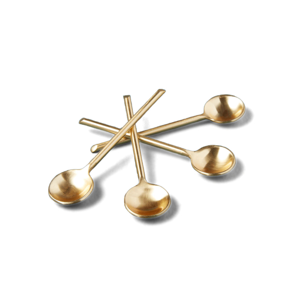 Be Home Gold Thin Mini Spoons - Set of 4 – Smyth Jewelers