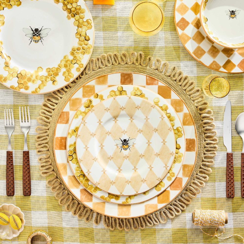 Mackenzie-Childs Honey Check Round Pattern – Smyth Jewelers