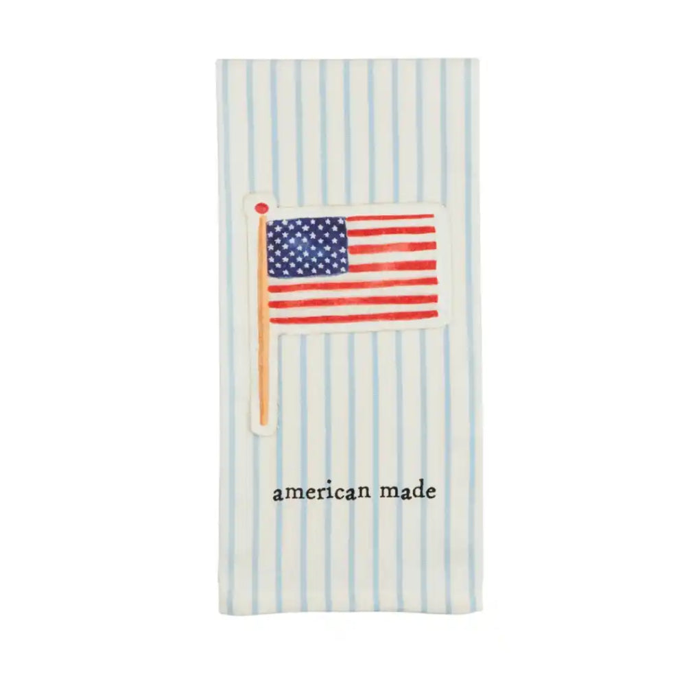 Mud Pie Americana Canvas Patch Towels – Smyth Jewelers