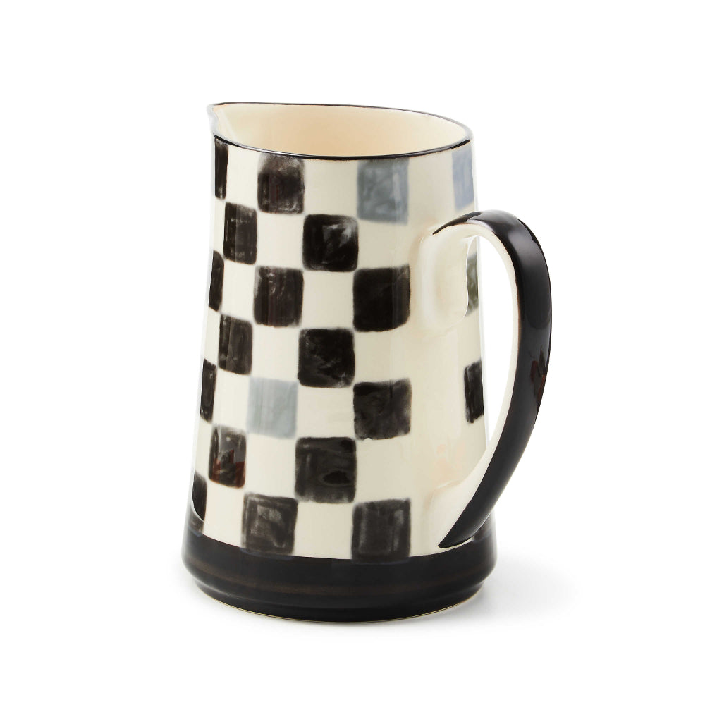 Mackenzie-Childs Black Check Pitcher – Smyth Jewelers