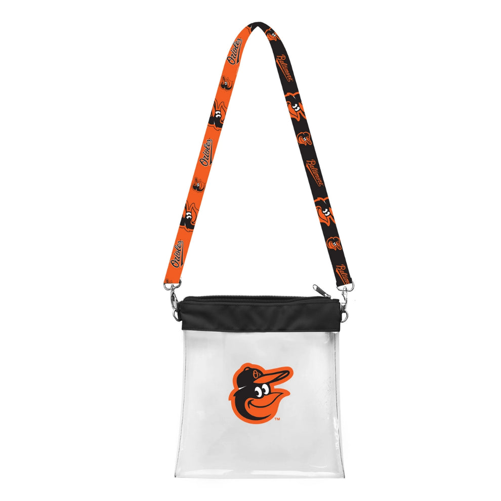 Little Earth Productions MLB Baltimore Orioles Clear Pattern Strap Bag ...