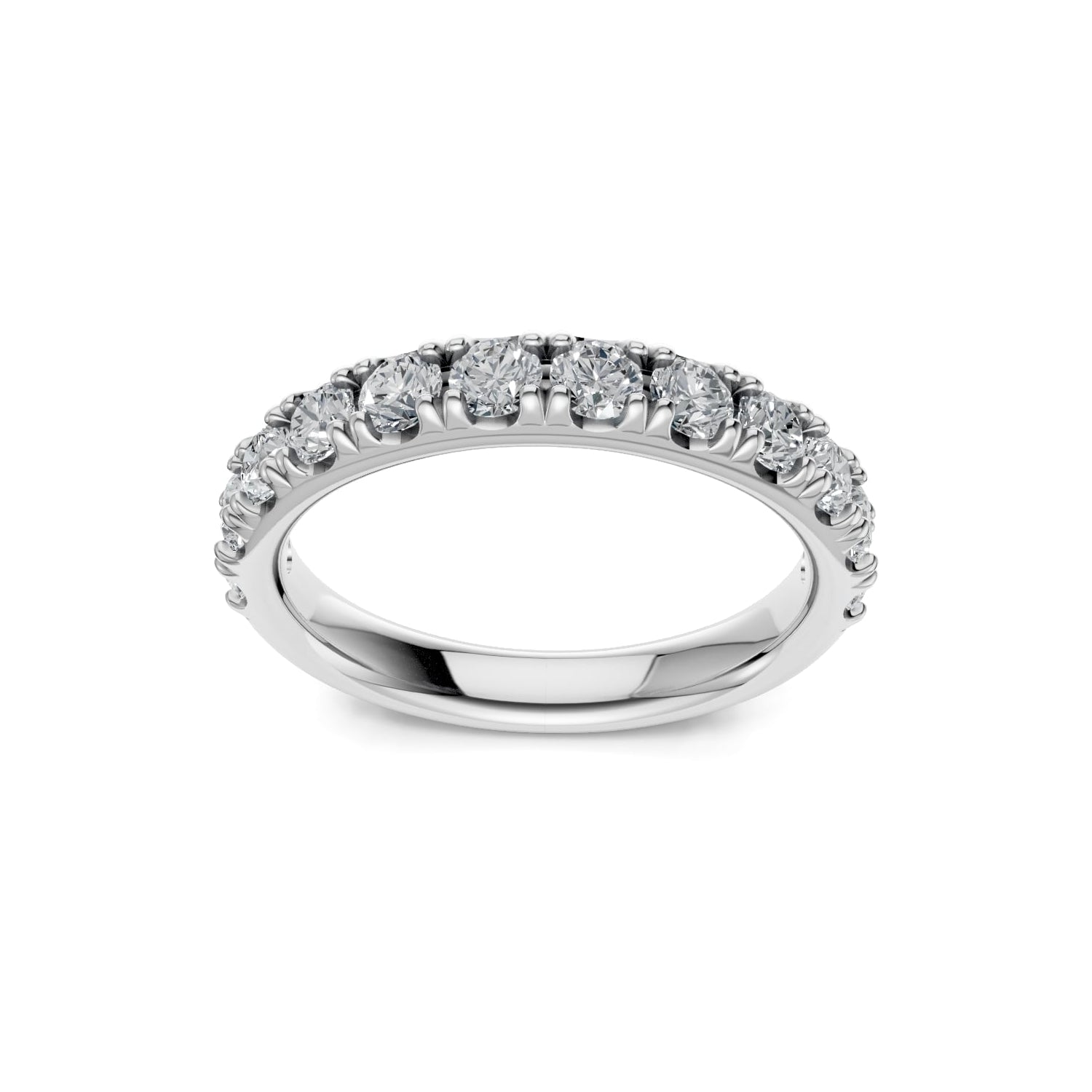Smyth Signature Round Diamond Pave Anniversary Band – Smyth Jewelers
