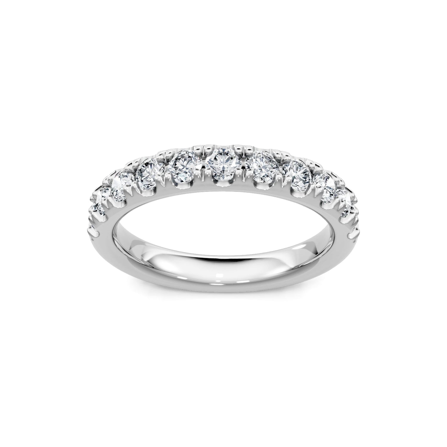 Smyth Signature Round Diamond Pave Anniversary Band – Smyth Jewelers