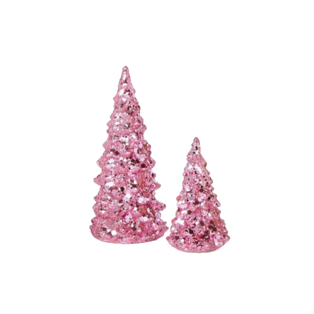 Two's Company All that Glitter Mini Light-Up Trees-Pink – Smyth Jewelers