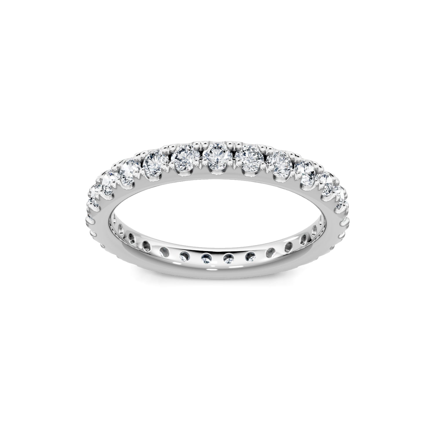 Smyth Signature Round Diamond Pave Eternity Band – Smyth Jewelers