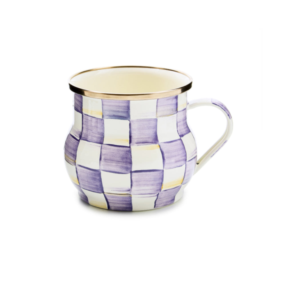 MacKenzie-Childs Violet Check Mug – Smyth Jewelers