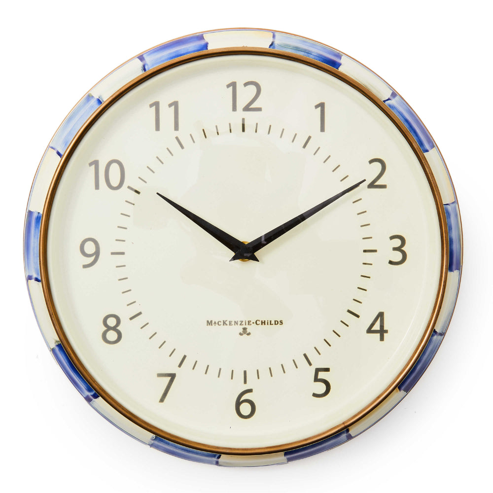 MacKenzie-Childs Royal Check School Wall Clock – Smyth Jewelers