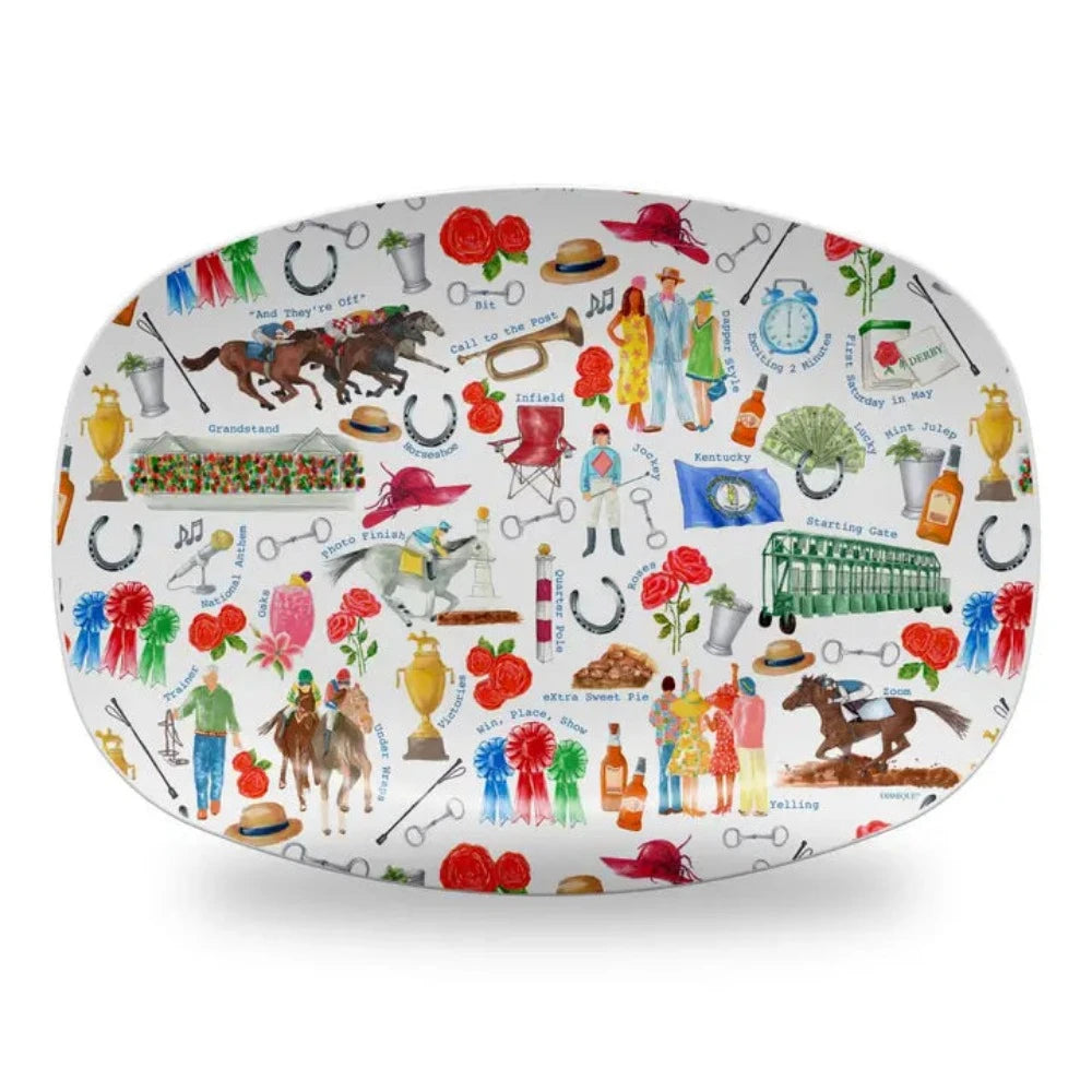 Dishique Derby Pattern Unbreakable Platter – Smyth Jewelers