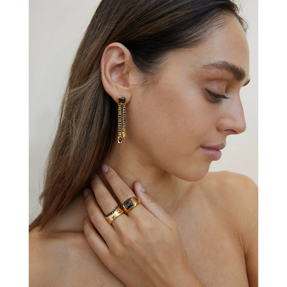 Anna Beck Hypersthene Pavé Rim Ring – Smyth Jewelers