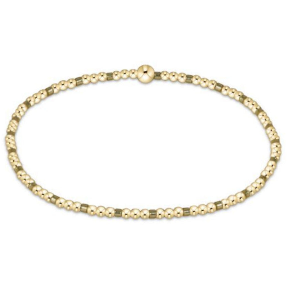 enewton 6.25" Gameday Hope Sincerity Pattern 2mm Bead Bracelet - Gold ...