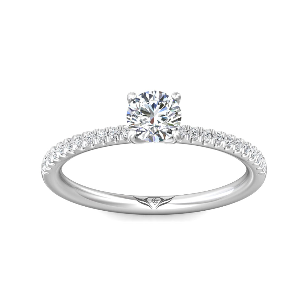 Martin Flyer 14k Gold Round Diamond Engagement Ring – Smyth Jewelers