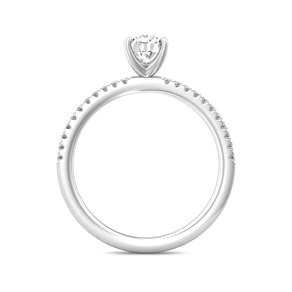 Martin Flyer 14k Gold Round Diamond Engagement Ring – Smyth Jewelers