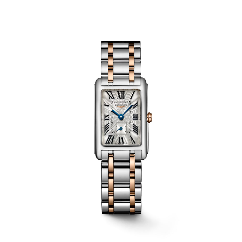 Longines Dolcevita Rectangle Two-Tone Quartz with Silver Dial – Smyth ...