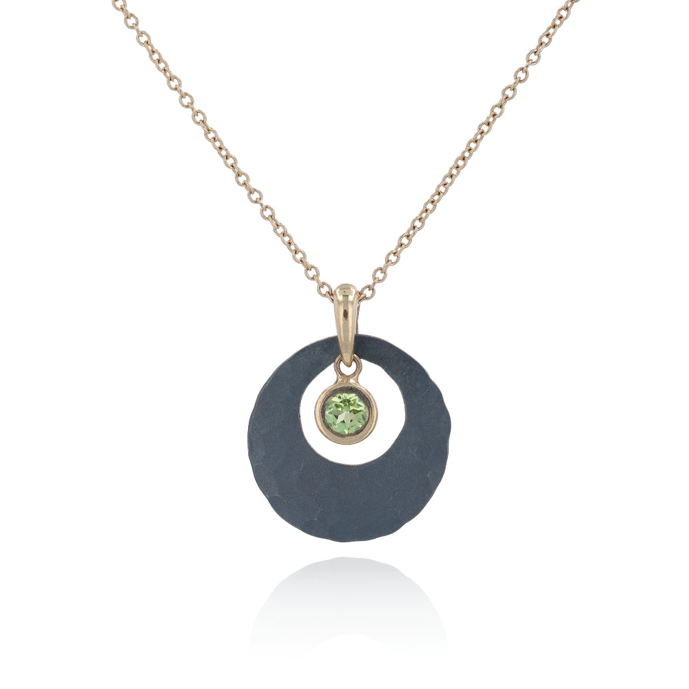 Toby Pomeroy Two-Tone Peridot Lunar Glow Pendant – Smyth Jewelers