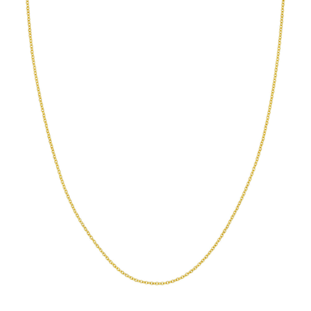 14k Yellow Gold 1.6mm Open Cable Chain Necklace – Smyth Jewelers