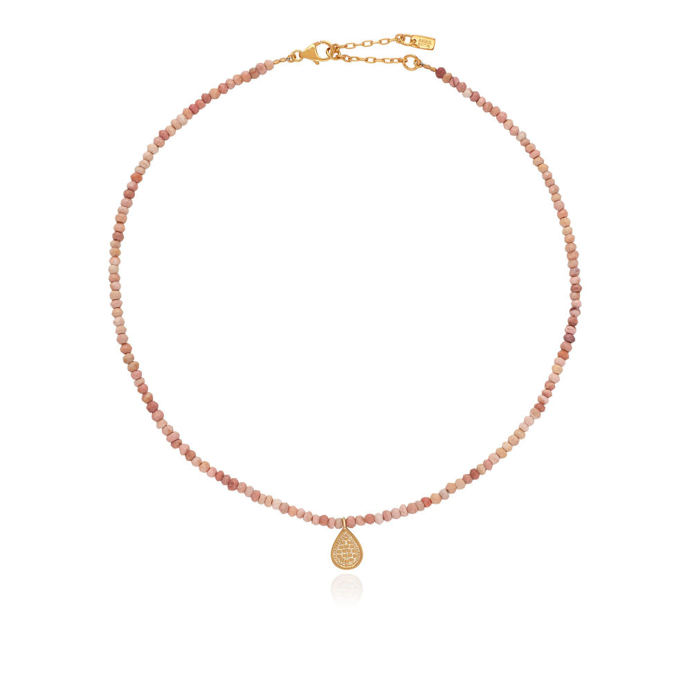 Anna Beck Beaded Pink Opal Drop Pendant Necklace – Smyth Jewelers