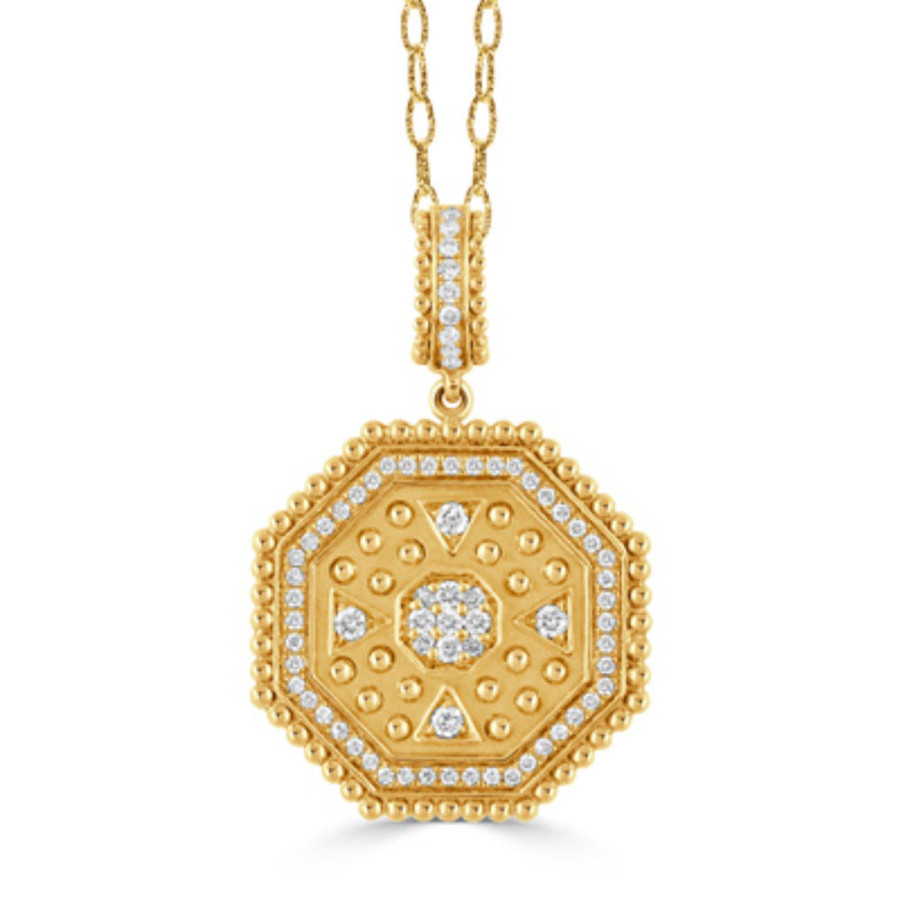 18k Byzantine Diamond Pendant Necklace – Smyth Jewelers