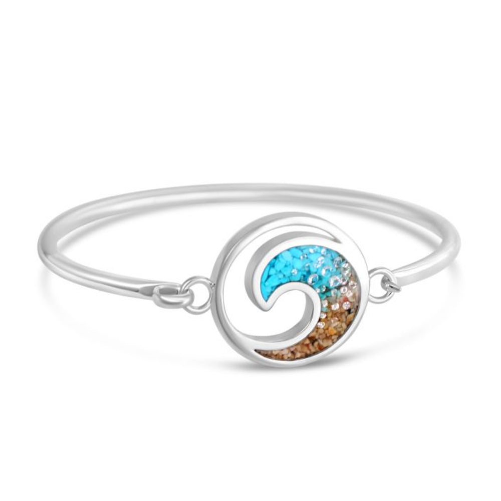 Dune Wave Bracelet - Diamond & Turquoise Gradient – Smyth Jewelers