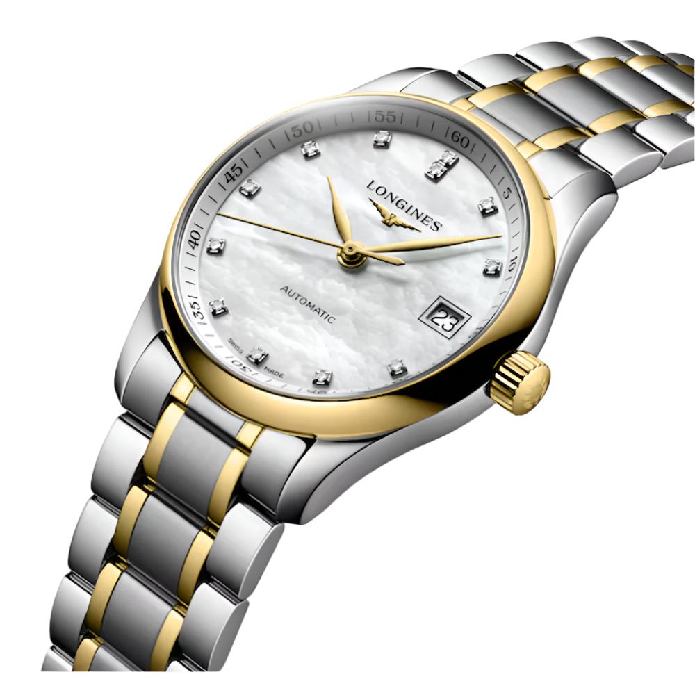 Longines Master Collection 34mm Two-Tone Automatic Watch with Diamonds ...