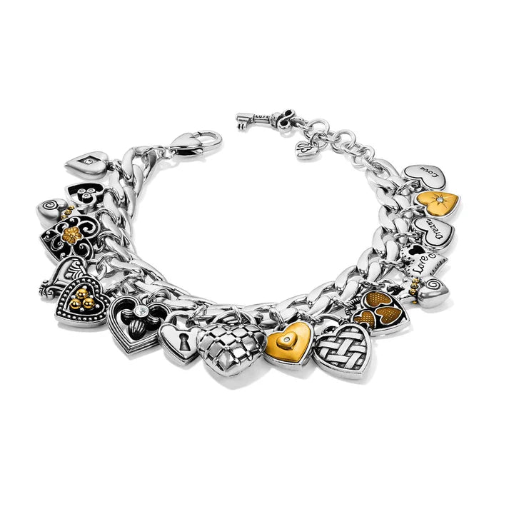 Brighton One Heart Charm Bracelet – Smyth Jewelers
