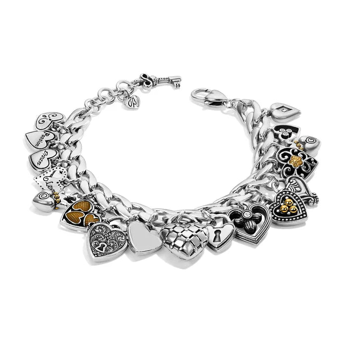 Brighton One Heart Charm Bracelet – Smyth Jewelers