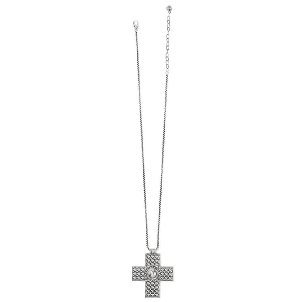 Brighton Pretty Tough Cross Necklace in Silver Tone – Smyth Jewelers