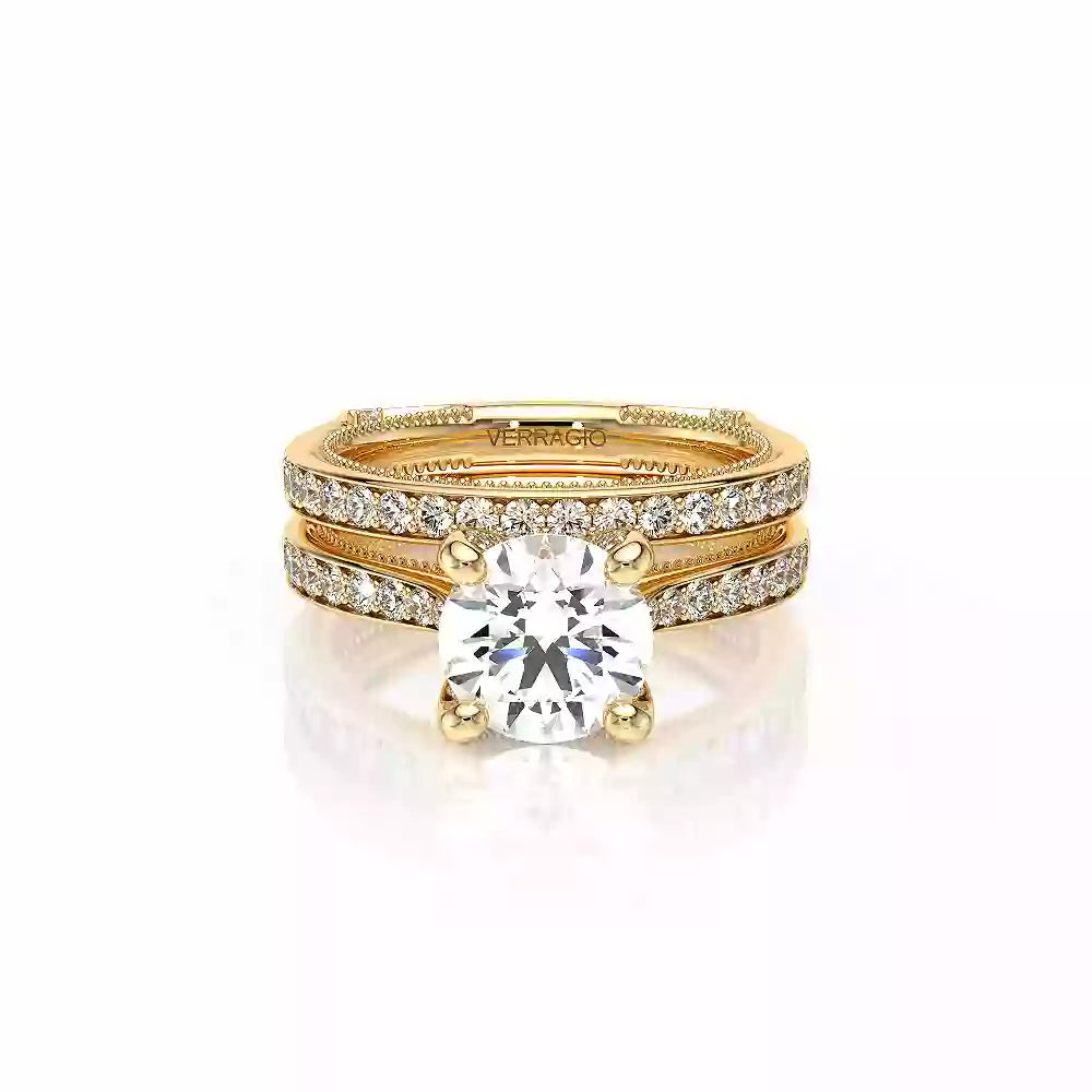 Verragio Vanguard 14k Diamond Wedding Band with Euroshank – Smyth Jewelers