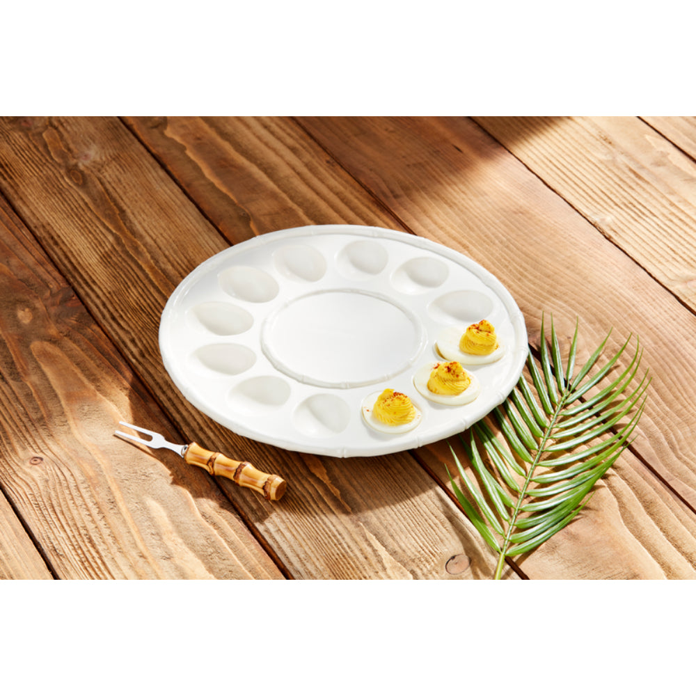 Mud Pie Ceramic Bamboo Deviled Egg Tray Set – Smyth Jewelers
