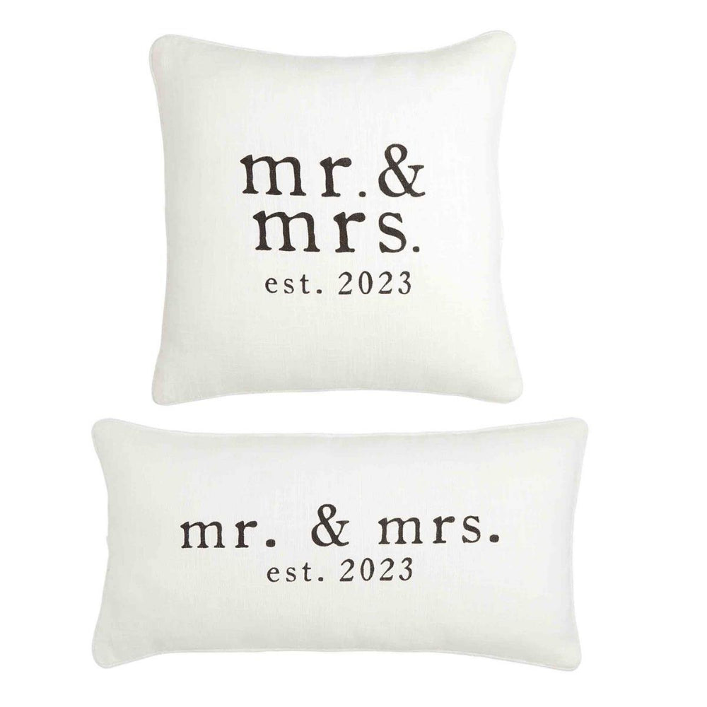 Mud Pie Mr. & Mrs. 2023 Pillow – Smyth Jewelers