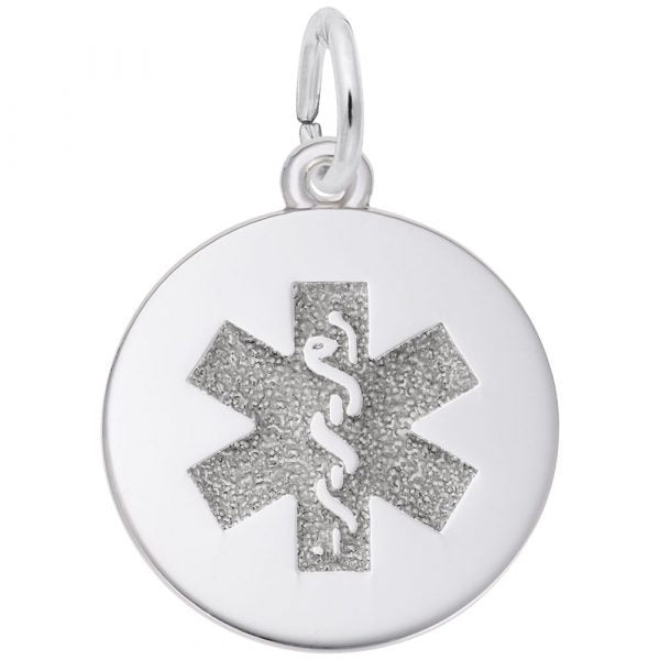 Medical Symbol Disc Charm – Smyth Jewelers
