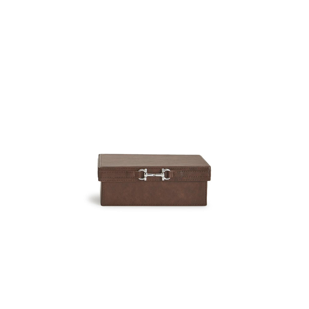 Two's Company Horse Country Decorative Box with Polished Horse Bit Acc ...