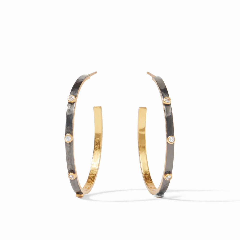 Julie Vos Crescent Stone Hoop in Mixed Metal – Smyth Jewelers