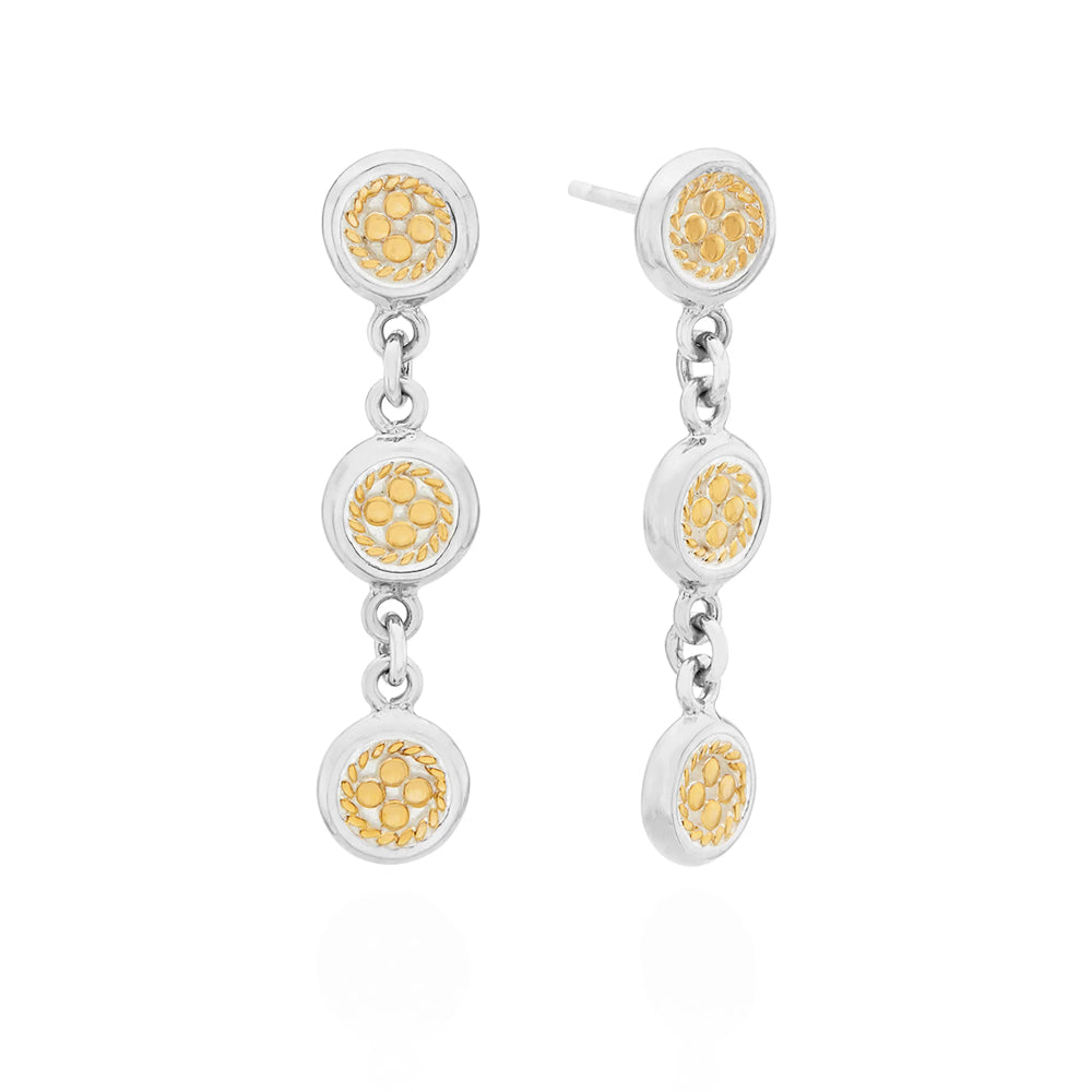 Anna Beck Classic Smooth Rim Triple Drop Earrings – Smyth Jewelers