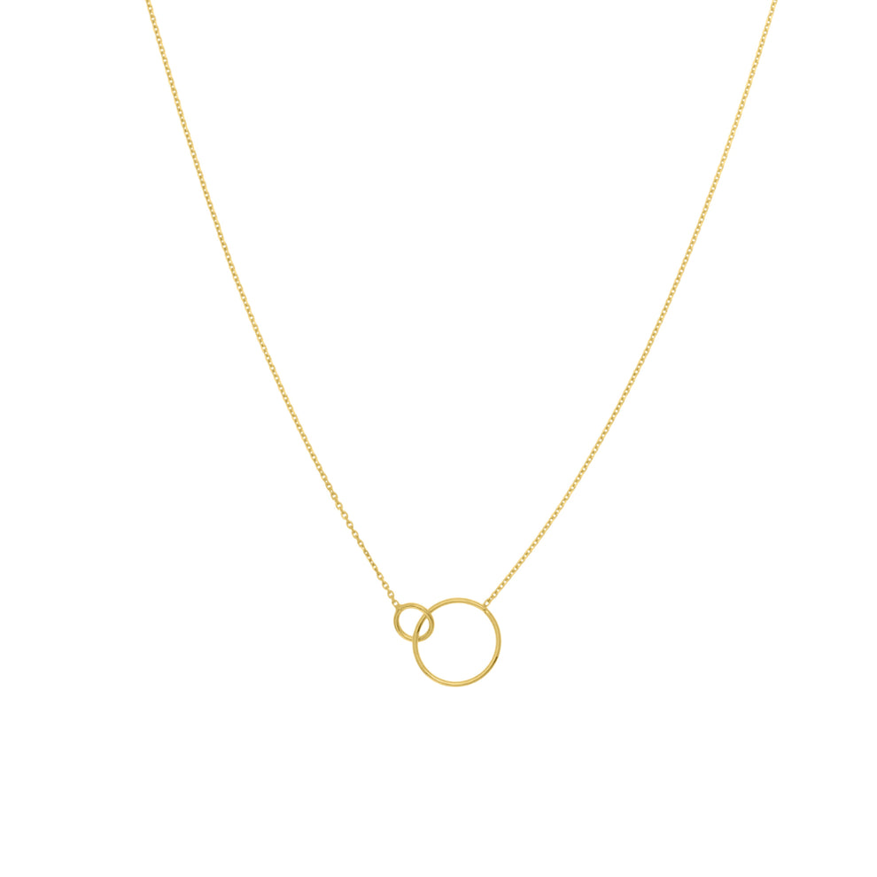 14k Gold Interlocking Circles Necklace – Smyth Jewelers